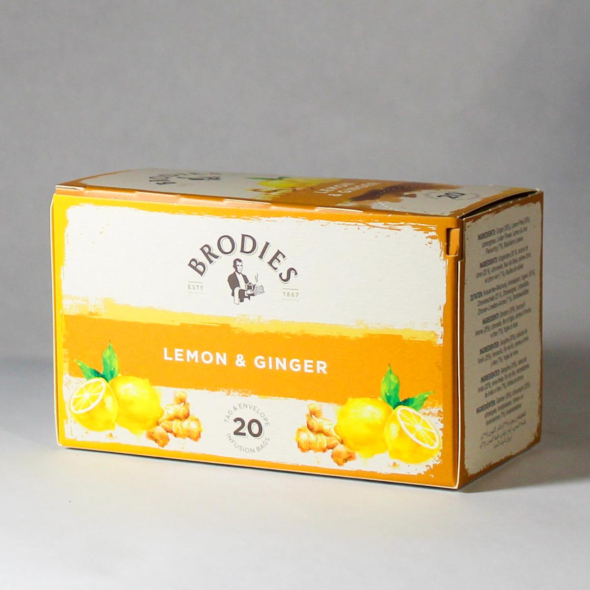 Brodies Lemon & Ginger Tea – Teadog
