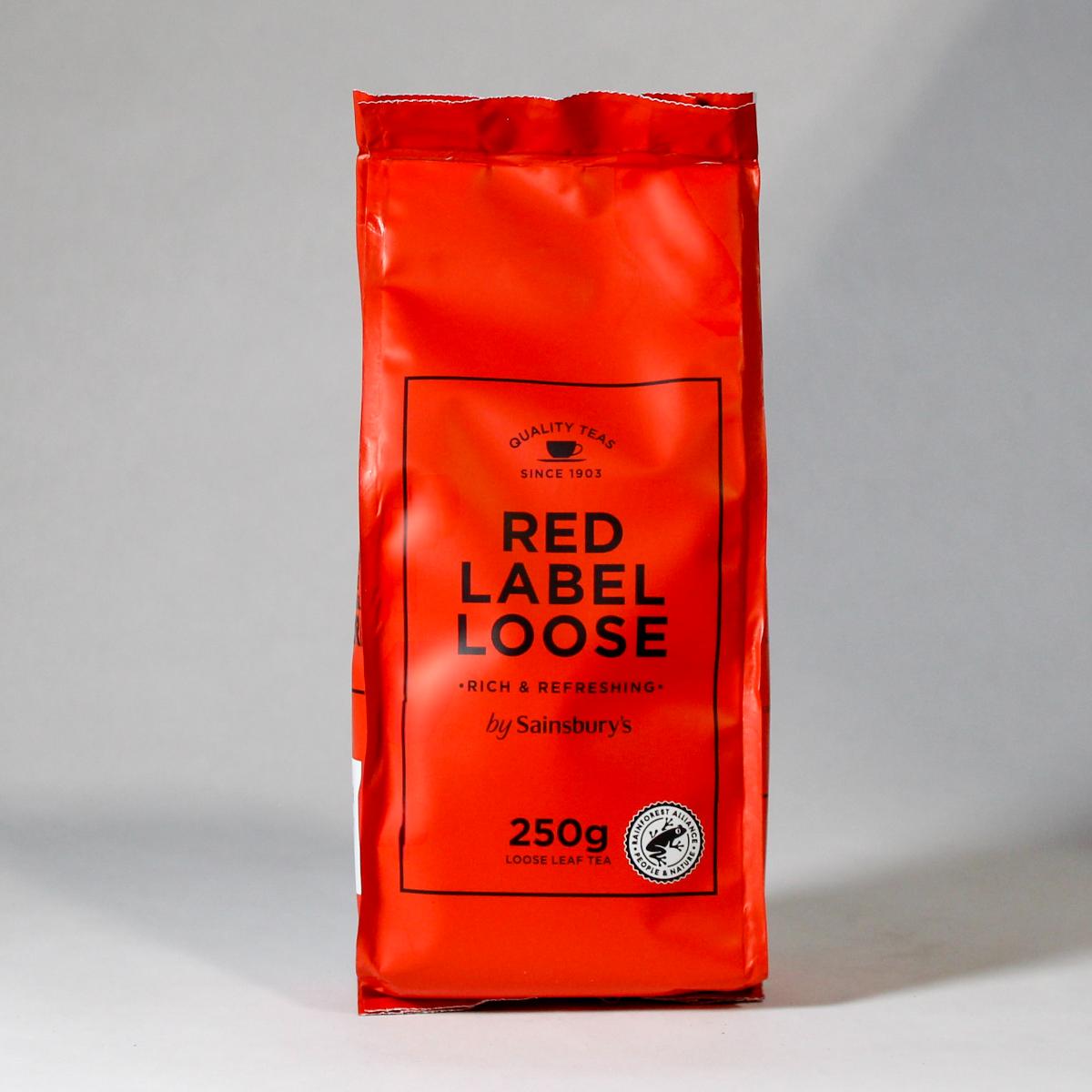 Sainsbury's Red Label Loose Tea – Teadog